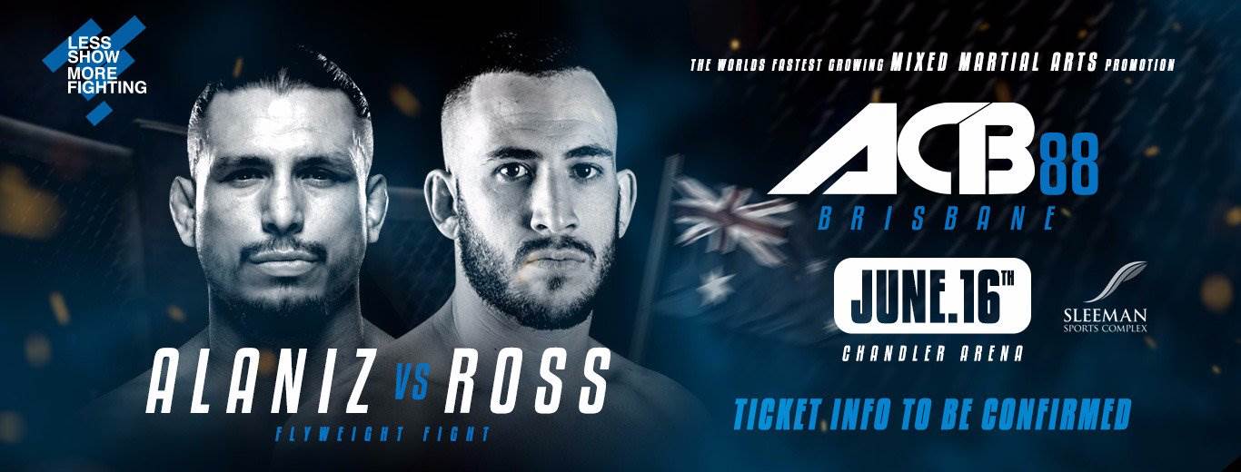 Twee nieuwe gevechten toegevoegd aan ACB 88 in Brisbane MMA DNA